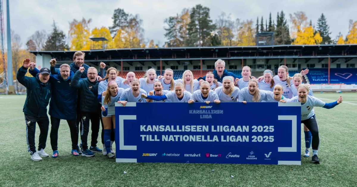 Kerhouutiset - Vasa IFK Naiset Kansalliseen Liigaan 2025 » VIFK