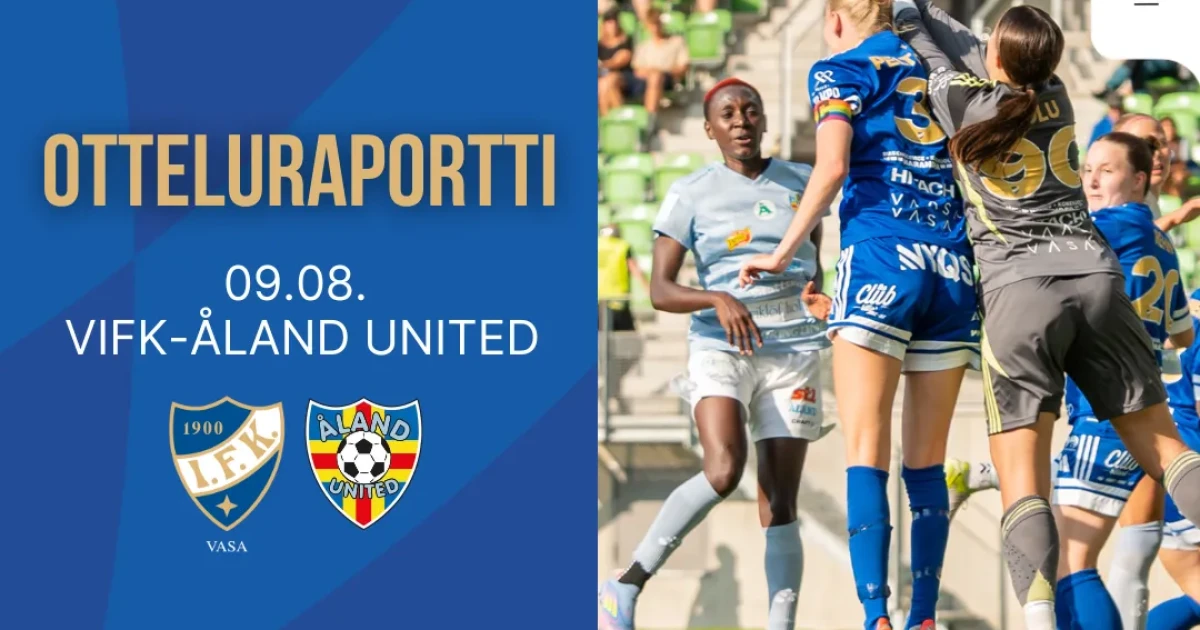 Framsida - Otteluraportti: VIFK – Åland United 1–4 (0–2) » VIFK